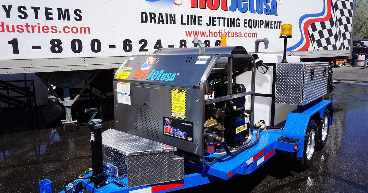 HotJet II Trailer-Mounted Jetters Now Shipping with… | Plumber